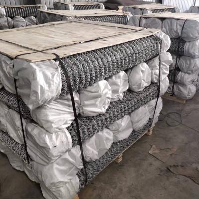 China High Security 6 gauge pvc fence galvanized chain link fence fabric for sale