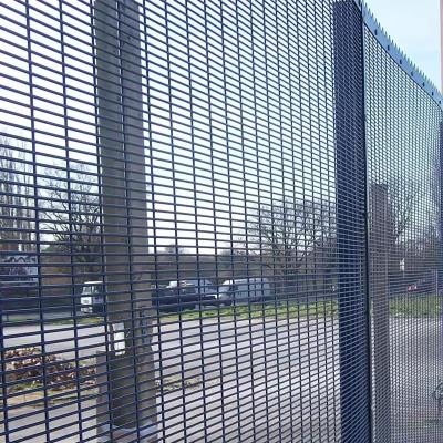 China Hot-dip Galvanizing Corromesh 358 Anti Climb Cut High Security Wire Mesh Fence Gate Door for House Railway Prison Airport for sale