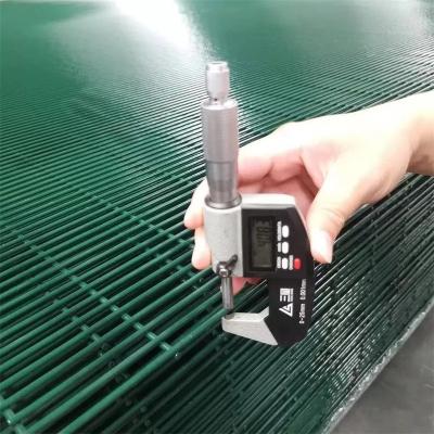 China Hot-dip Galvanizing Corromesh 358 Anti Climb Cut High Security Wire Mesh Fence Gate Door for House Railway Prison Airport for sale