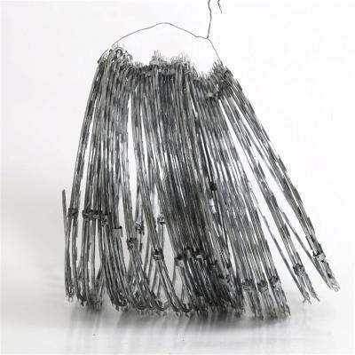 China Galvanized BTO22 Single Loop Cross Concertina Blade Barbed Razor Barded Wire Mesh Fencing for sale