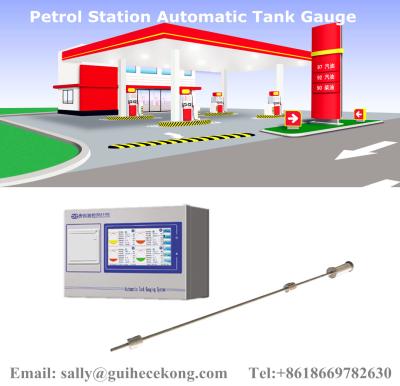 China Guihe Diesel fuel tank level gauge for petrol station oil depot underground tank fuel management level sensor monitor for sale