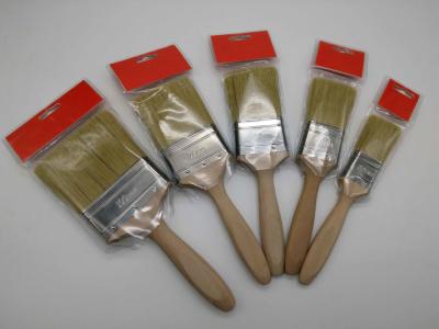 China China supplier Wooden handle white mixed bristle paint brush set for sale