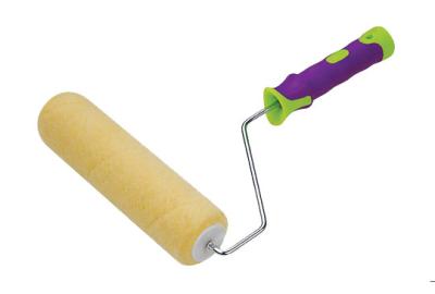 China China supplier cage style  Polyester PP+TPR handle multi-sizes paint roller brush for sale