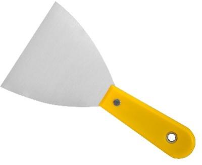 China Explosions! Classic black plastic handle 45# carbon steel putty knife for sale