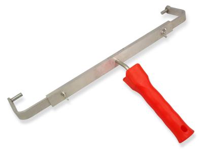 China 12-18 inch Dismountable elastic metal plastic handle paint roller roller frame for sale