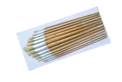 China White bristle Watercolor paint brushes drawing brush set artist paint brushes for sale
