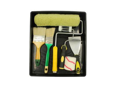 China Decorative Paint Roller and Tray Set Painting Brush Paint pad Paint Household Wall Tool paint tool kit for sale