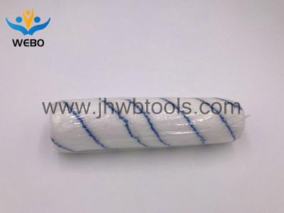 China Hot selling 10 inch polyester fabric slip in paint roller cover suitble with 6mm dia paint roller frame for sale