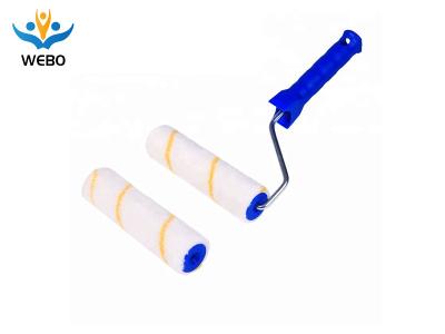 China Eu Style Acrylic Yellow Strips fabric Paint Roller brush and cover for sale