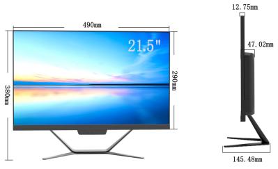 中国 21.5インチ産業タッチモニター 1920×1080 250cd/m2 4ms応答 販売のため