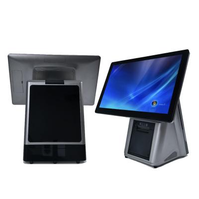 China 15.6 Inch All In One Touchscreen POS Monitor With 80mm Printer HD VGA USB RJ45 Interfaces for sale
