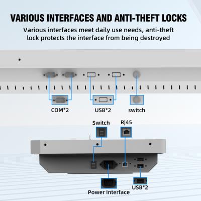 Cina Terminal POS verticale da 32 pollici Android All-in-One adatto per vendita al dettaglio e ristorazione in vendita