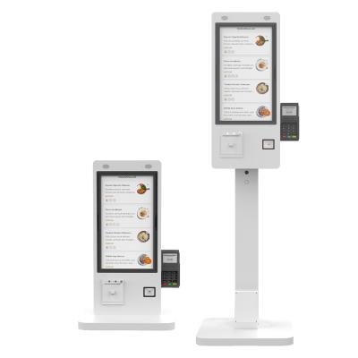 China 21.5-inch vertical self-service payment kiosk suitable for fast-food restaurants for sale