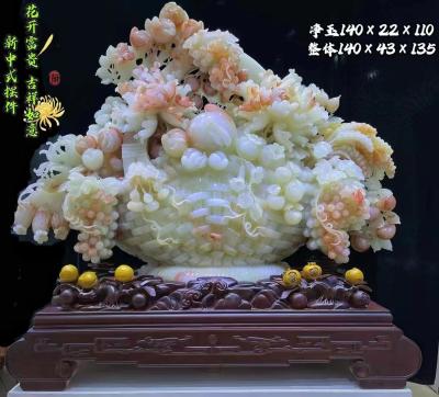 China Custom Wholesale Natural Jade carvings Green Aventurine Jade hand carved for decoration Art Statues Sculpture for sale