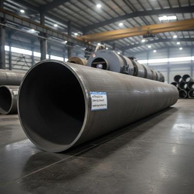 China ASTM A335 P91 Alloy Steel Seamless Boiler Tube with 610mm OD and 30mm WT for High Pressure Power Plant Applications for sale