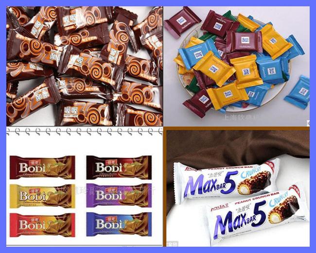 Porcellana automatica che avvolge macchina imballatrice per cioccolato