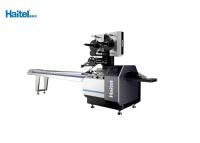 China Stainless Steel Horizontal Flow Pack Machine Dual Frequency Transformer for sale