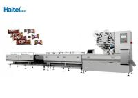 China Horizontal Flow Automatic Chocolate Packing Machine Servo Motor Low Noise for sale