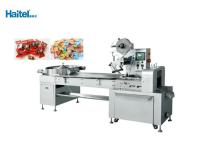 China High Speed Horizontal Flow Wrap Machine , Large Screen Candy Pillow Pack Machine for sale