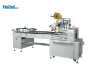 China High Speed Horizontal Flow Wrap Machine , Large Screen Candy Pillow Pack Machine for sale