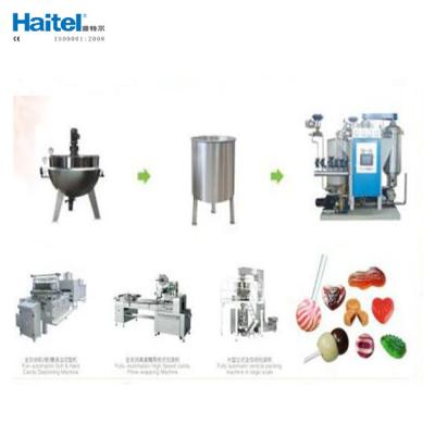 China Roestvrij staal Zachte Jelly Candy Production Machine 150kg/h 300 Kg/u Te koop