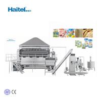 China Fully automatic oatmeal cereal wheat oat flakes making machine cerelac line for sale