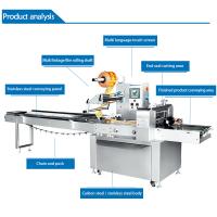 China Automatic Servo Snack Horizontal Flow Pack Machine 2.5kw Multifunction for sale