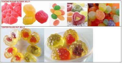 China Machine Jelly Bear Love Heart Candy die van het functie de Kleverige Suikergoed Machine produceren Te koop