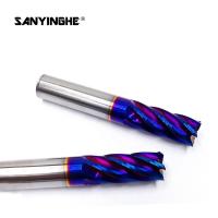 China Solid Tungsten Carbide 4 Flute Square Endmill 12mm Flat Milling Cutter for sale