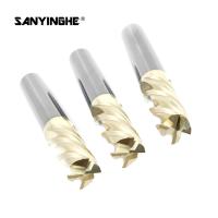 China HRC63 4 Flute Solid Tungsten Carbide Square End Mill CNC Milling Machining Cutter for sale