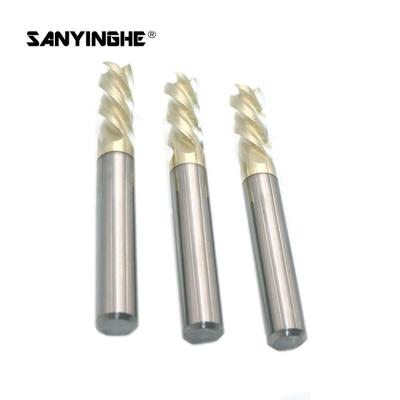 Cina Fresa del carburo di tungsteno HRC63 4 fresa del quadrato di CNC del mulino di estremità di 2 flauto in vendita