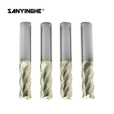 Cina Fresa piana solida di Endmill 12mm del quadrato della flauto del carburo di tungsteno 4 in vendita