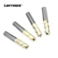 China Solid Tungsten Carbide 4 Flute Square Endmill 12mm Flat Milling Cutter for sale
