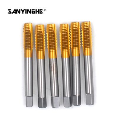 China Cobalto chapeado titânio que contém a espiral de batida do M3 M4 M5 M6 M8 da ferramenta da linha de aço inoxidável à venda
