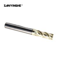 China HRC63 Tungsten Carbide End Mill 2 3 4 Flute CNC Machine Tool for sale