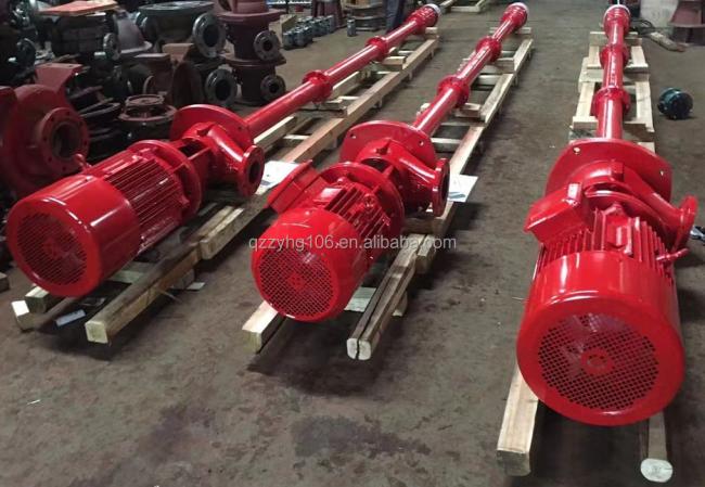 Long shaft deep well pump borehole shaft driven pump multistage vertical turbine pump
