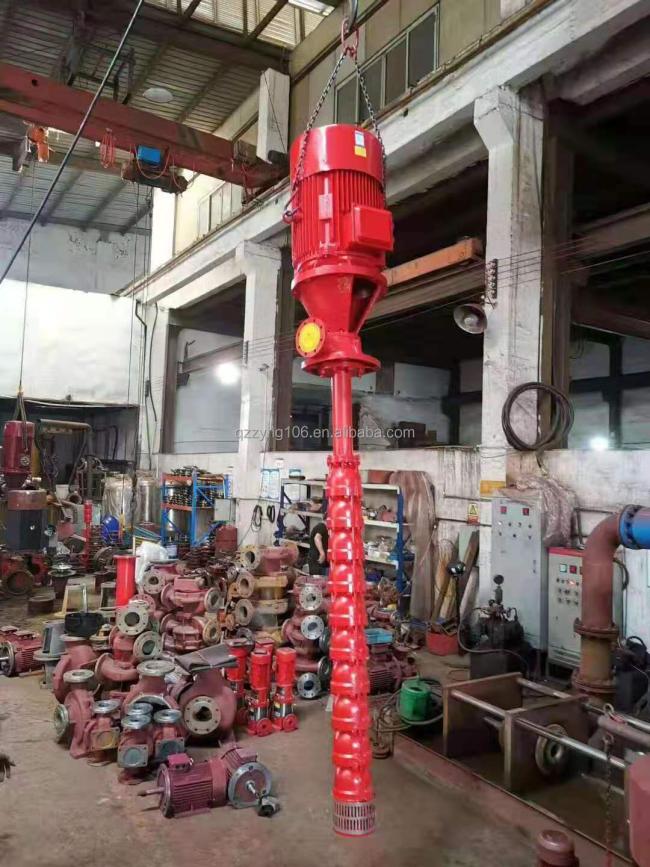 Long shaft deep well pump borehole shaft driven pump multistage vertical turbine pump