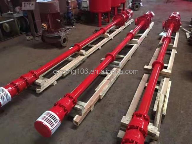 Long shaft deep well pump borehole shaft driven pump multistage vertical turbine pump