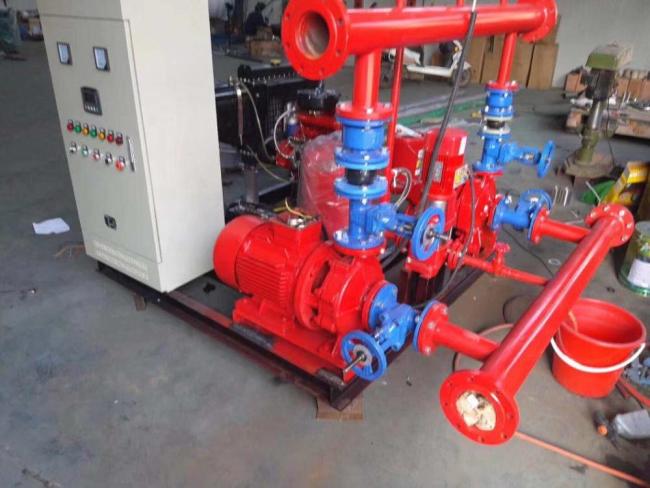 Dual engine fire pump Mounted Fire Fighting System Equipment Fire Fighting Pump Price List
