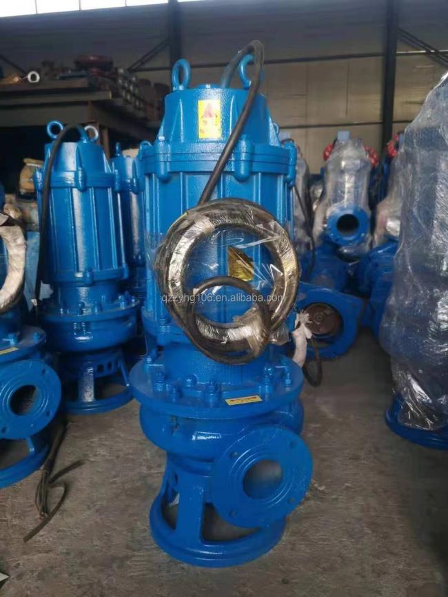High Chromium Alloy ZJQ Series Sand Suction Pump Submersible Slurry Pump With Agitator Stirring Impeller