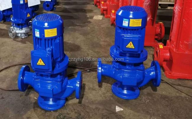 ISW horizontal single stage centrifugal pump inline and suction fire pump