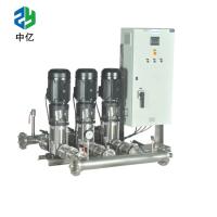 China Twin variable speed constant pressure system  for pumping water from river, durable booster pump set for sale