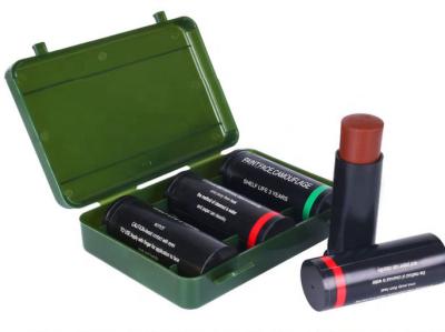 China 3PC Camo Face Paint Sticks Keep Stayed On & Easy to Clean Up - Shadow Black/Hunter Green/Earth Brown for sale