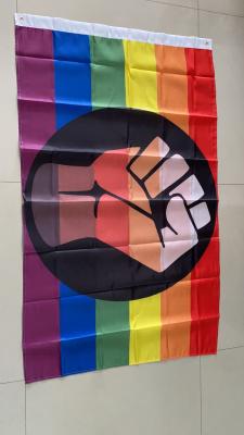 China 3 x 5 Flags Black Lives Matter Flag Black Pride BLM Flag Banner Perfect For Any Balcony Or Courtyard,Garden Decorative Banner for sale
