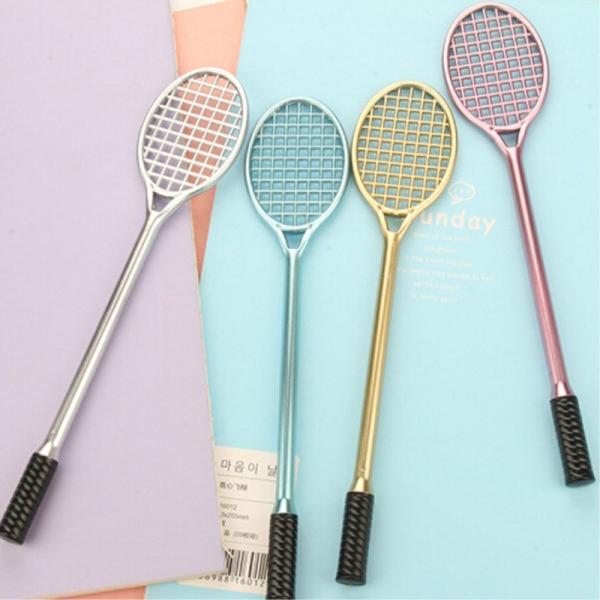 Quality hot seller Creative stationery lovely tennis racket modelling badminton racket for sale