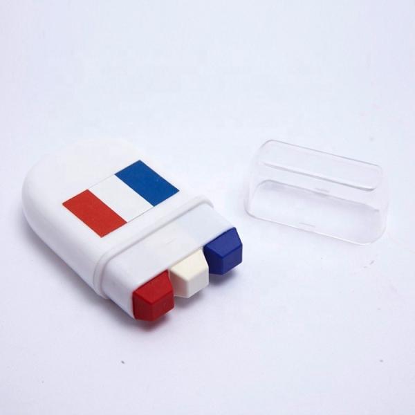 Quality France Flag Football Sport Face Paint Stick for Custom Color Soccer Sport Events for sale