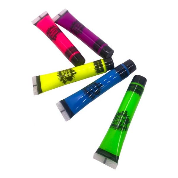 Quality 15 ml UV Face Paint Stick Glow In the Dark Kit For Kids Body Painting Suppliers for sale