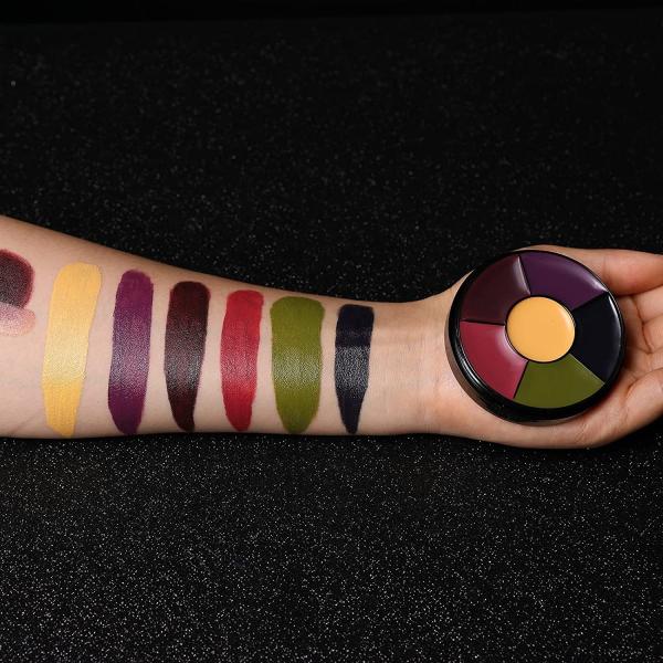 Quality 6 Color Bruise Wheel Special Effects Face Body Paint Oil Set SFX Zombie Makeup for sale