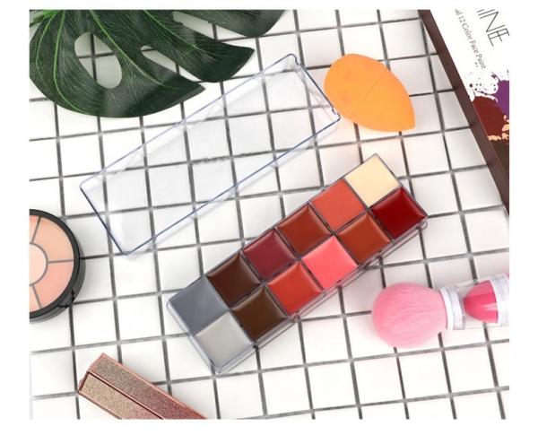 Quality Custom 12 Color Halloween Kids Face Paint Kit Palletes Makeup Cosplay Party for sale