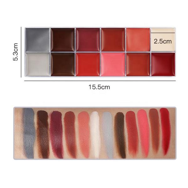 Quality Custom 12 Color Halloween Kids Face Paint Kit Palletes Makeup Cosplay Party for sale